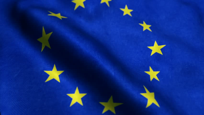 Flags Of Europe With One White Star