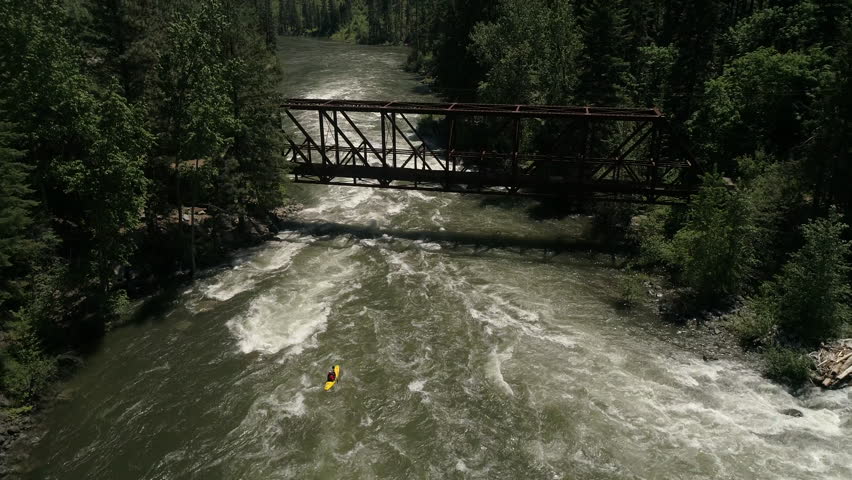 Raging River under the bridge image - Free stock photo - Public Domain ...