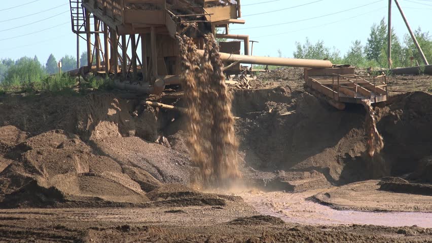 Gold Mining in Ural Mountains Stock Footage Video (100% Royalty-free ...