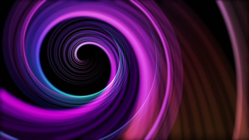 Spinning Artistic Spiral Abstract Motion Stock Footage Video (100% ...