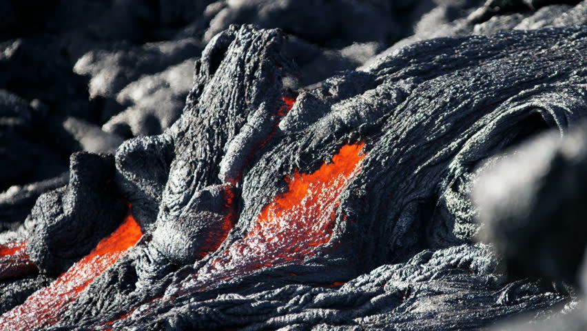 Remorseless Flow Burning Volcanic Lava Destroying Everything In Its ...