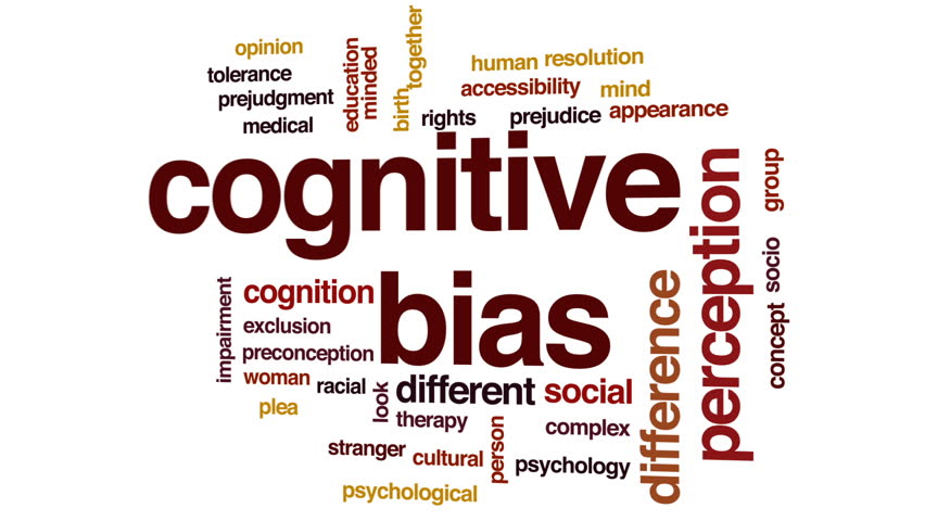 Cognitive Bias Animated Word Cloud, Stock Footage Video (100% Royalty ...