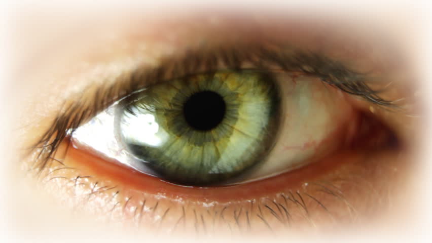 Close Up Of A Eye With Explosive Reflection. Stock Footage Video ...