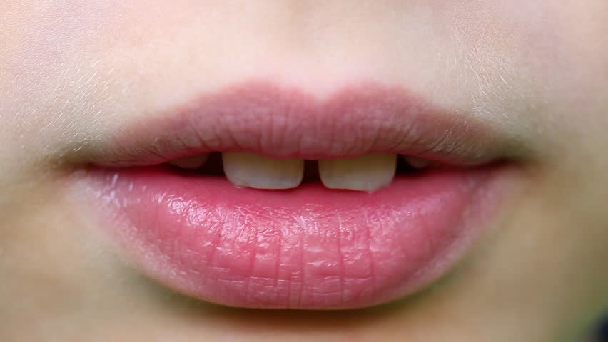 Stopmotion Close Up Of Red Lipstick Lips Stock Footage Video 203938 Shutterstock