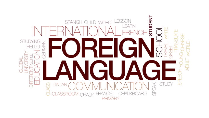 Foreign Language Animated Word Cloud, Stock Footage Video (100% Royalty ...