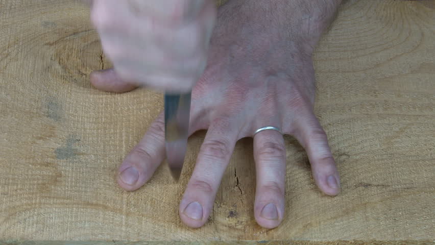 Stock video of knife and hand | 3109807 | Shutterstock