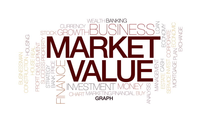 Stock video of market value animated word cloud, text | 31315057 ...