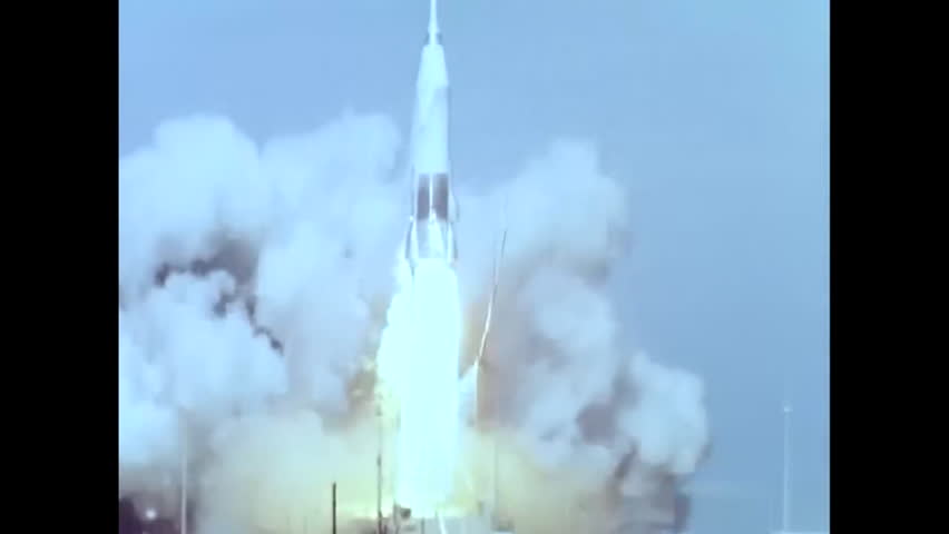 1950s - Atlas ICBM Failed Missile Launch In 1957. Stock Footage Video ...
