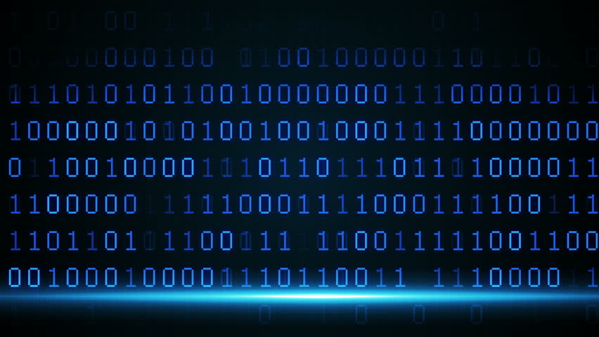 Stock video of abstract digital binary data scan loop | 31889887 ...