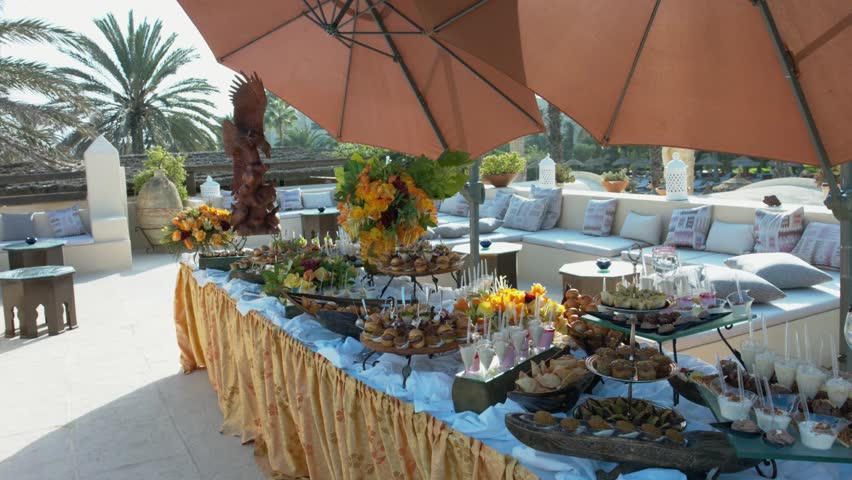 Stock video of breakfast buffet in african hotel | 31963087 | Shutterstock