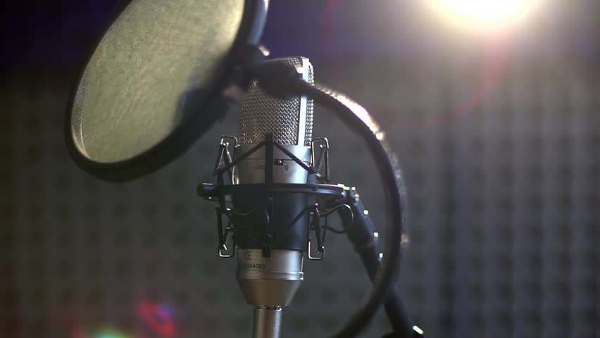 Professional Condenser Studio Microphone, Musical Stock Footage Video ...