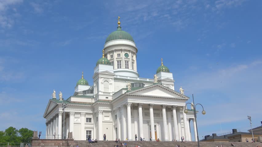 Helsinki Cathedral (Helsingin Tuomiokirkko, Suurkirkko) Or Saint ...