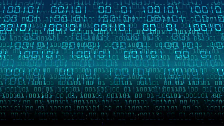 Digital Binary Data Scan Loop Background Stock Footage Video 6007811 | Shutterstock