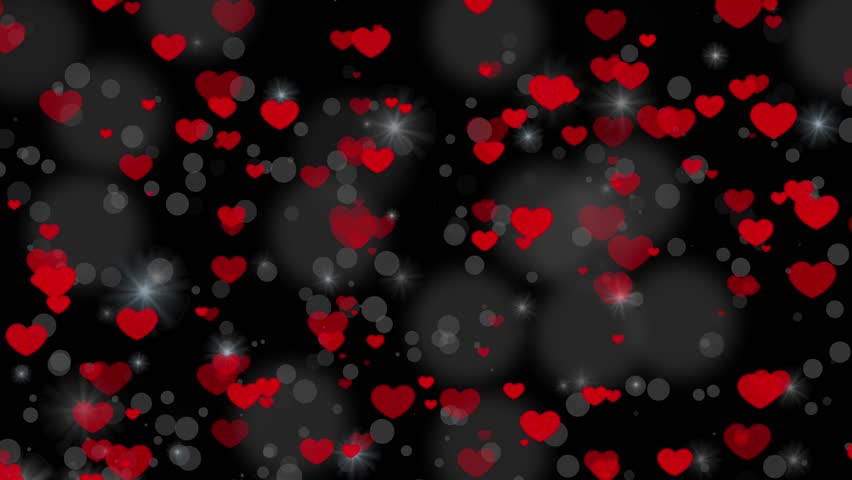 Valentine's Day Loopable Abstract Love Background, Flying Red Heart On ... Valentine's Day Loopable Abstract Love Background, Flying Red Heart On ...