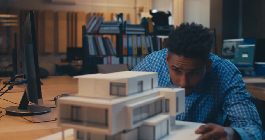 Young Confident African American Black Stock Footage Video (100% ...