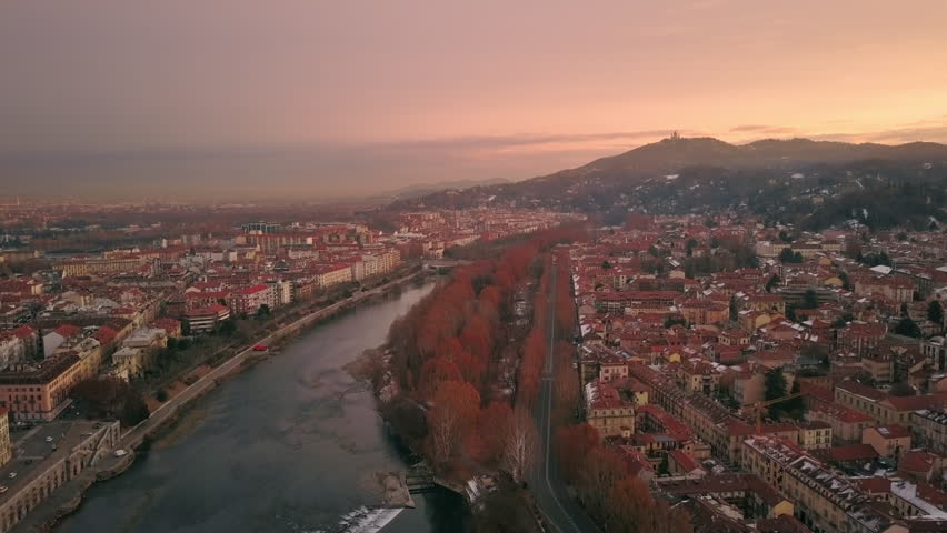 Overlooking at the landscape of hills and rivers image - Free stock ...