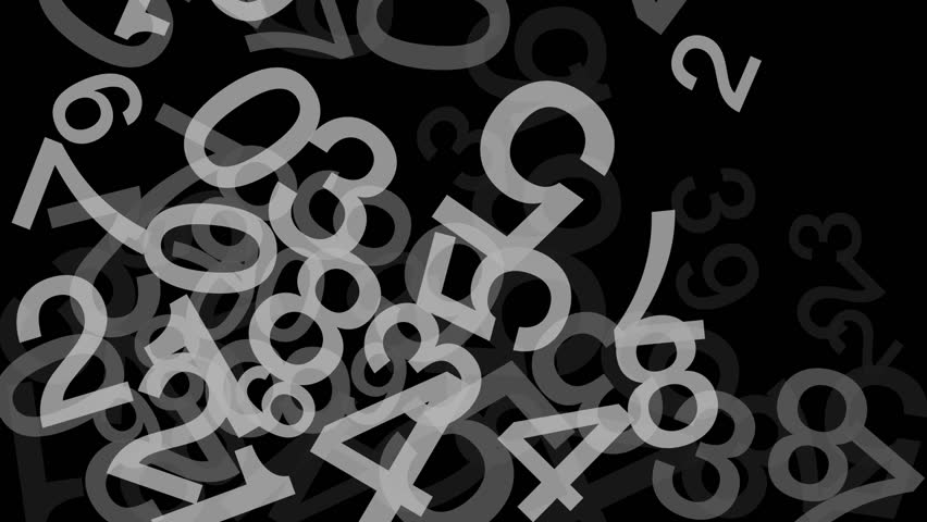 Bouncing Falling Random Numbers Filling 库存影片视频（100% 免版税）34598257 ...