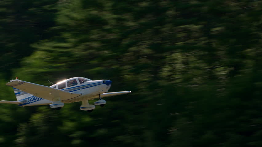 Small Airplane Taking Off from Stock Footage Video (100% Royalty-free ...