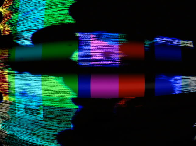 Stock video of ntsc - malfunctioning tv color bars | 3476147 | Shutterstock
