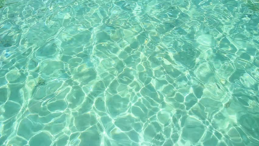 Ocean Surface Refraction Of Sunlight In Swimming Pool Water Or Ocean ...
