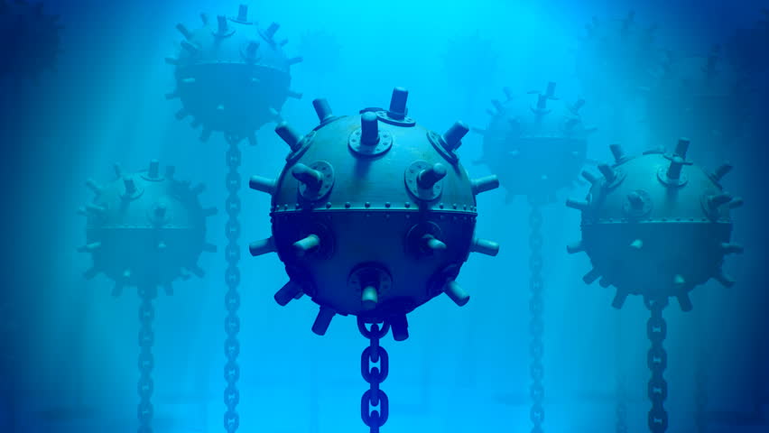 Naval Mine Is A Self-contained Explosive Device Placed In Water To ...
