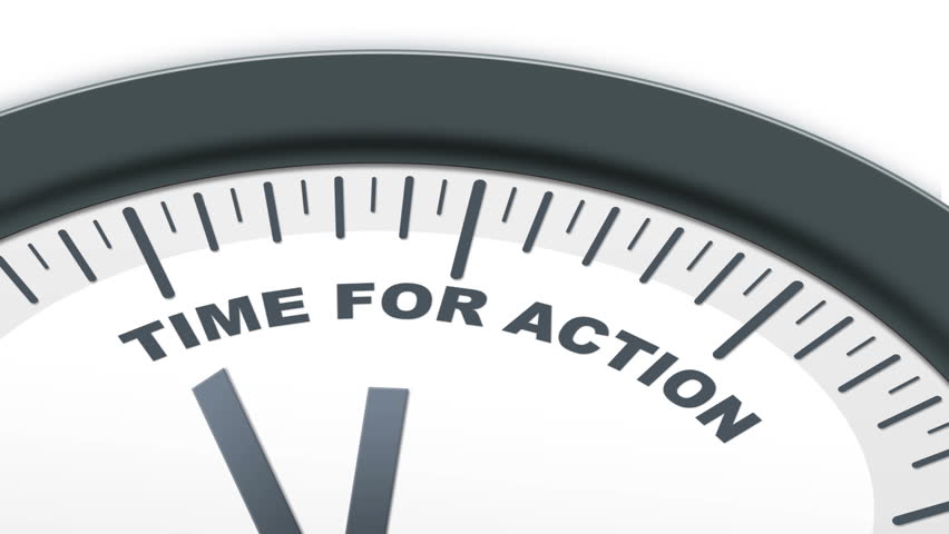 Stock video of ticking time for action clock | 3649847 | Shutterstock