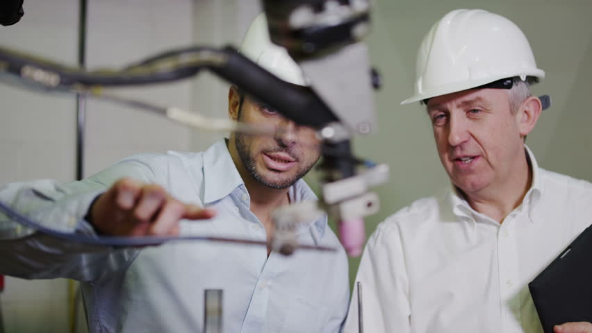 Stock video of a mature male factory manager is | 3902027 | Shutterstock