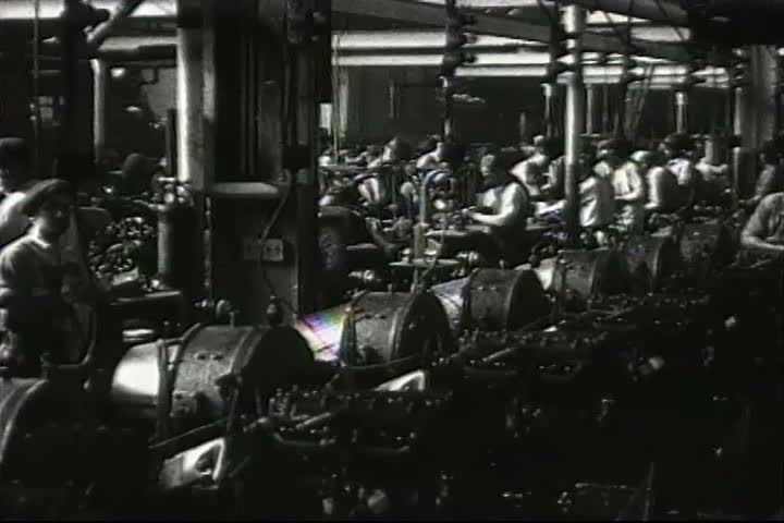 1920s - The Interior Of The Ford Factory In 1926. Stock Footage Video ...