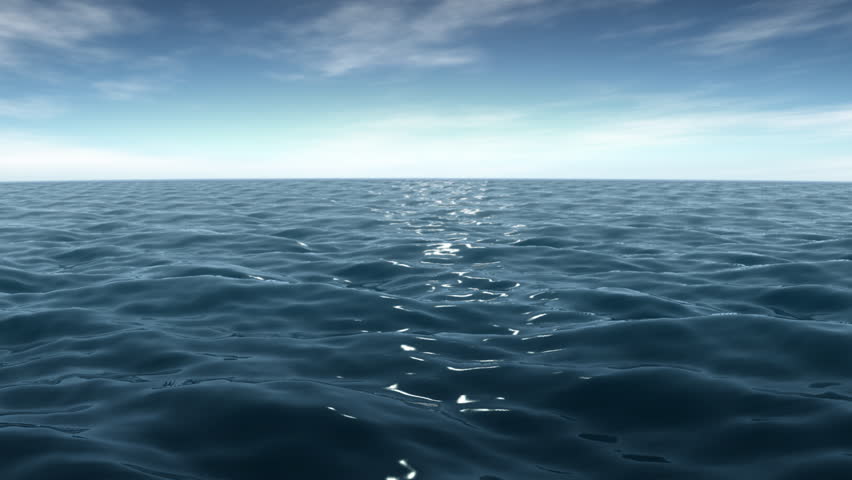 Ocean Fly Over,HD High Speed Animation Just Above The Ocean Waves ...