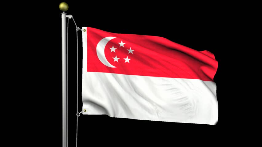 Flag Of Singapore Stock Footage Video 2584493 | Shutterstock