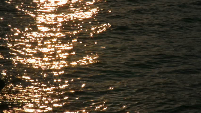 Sunset Sea Glitter Stock Footage Video (100% Royalty-free) 455167 ...