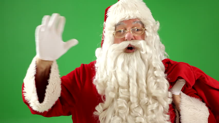 Santa Claus Says SHH Stock Footage Video 4562051 | Shutterstock