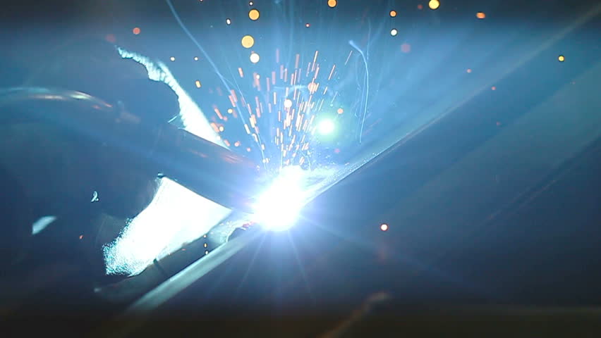 Close-up Of Quartz And Glass Welding Made With Gas High Temperature ...