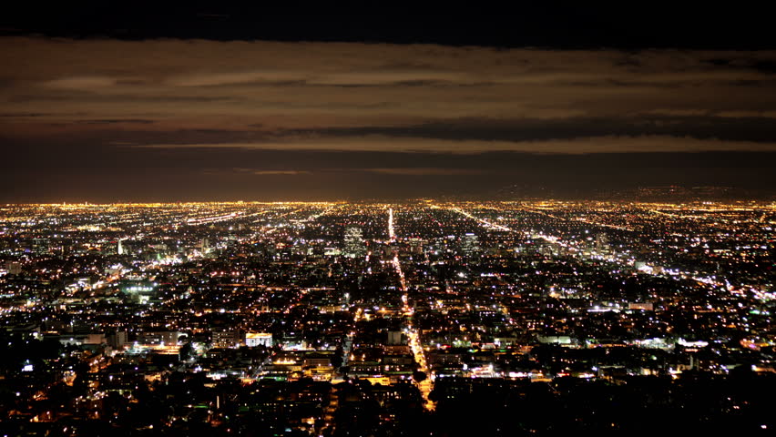 Overview of Los Angeles City Stock Footage Video (100% Royalty-free ...