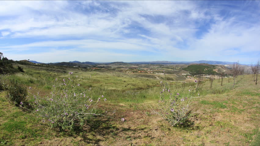 Santa Rosa Valley Viewed from Stock Footage Video (100% Royalty-free ...