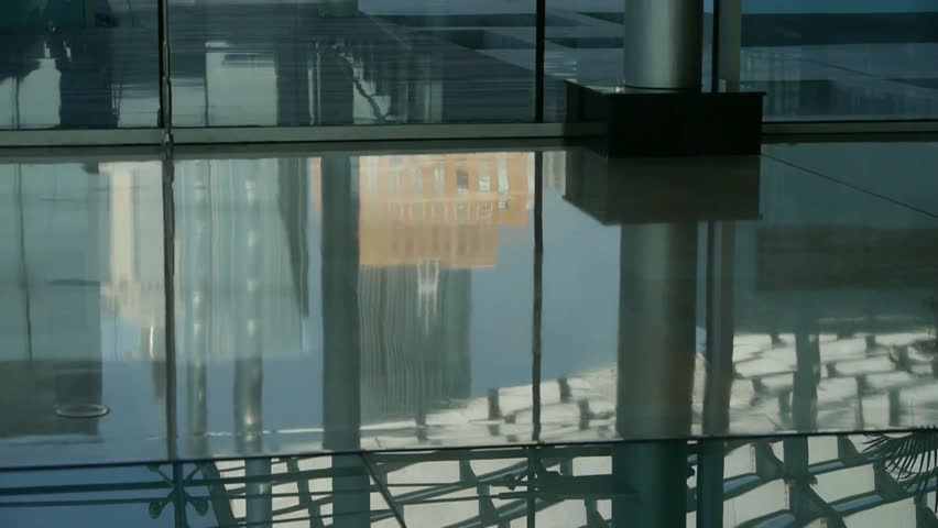 Smooth Surface,reflection Of Roof,Luxury Mall Glass House,hall,Shadow ...