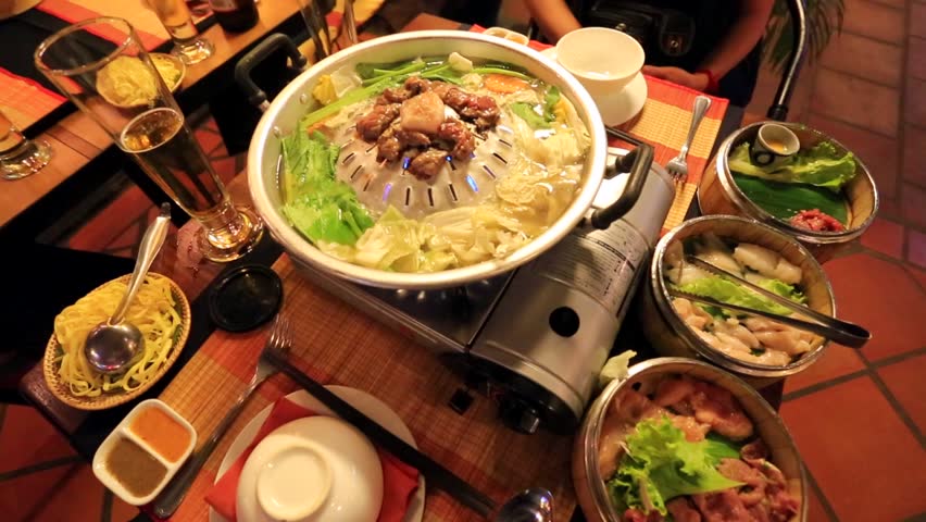 Traditional Cambodian Cuisine. Preparing Khmer Stock Footage Video (100 ...