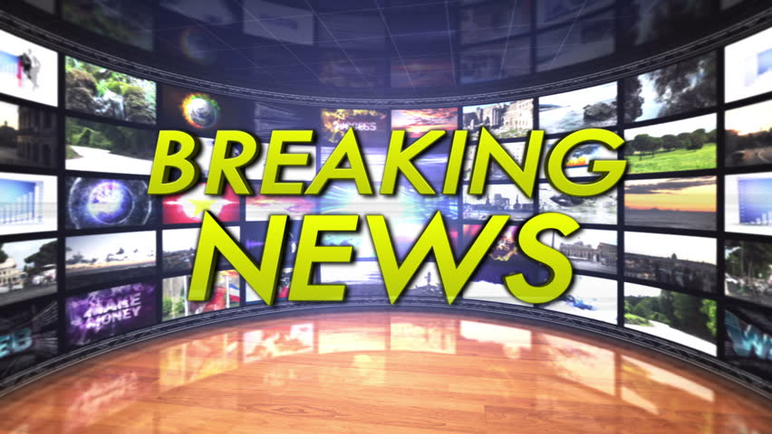 Breaking News Text in Monitors Stock Footage Video (100% Royalty-free ...