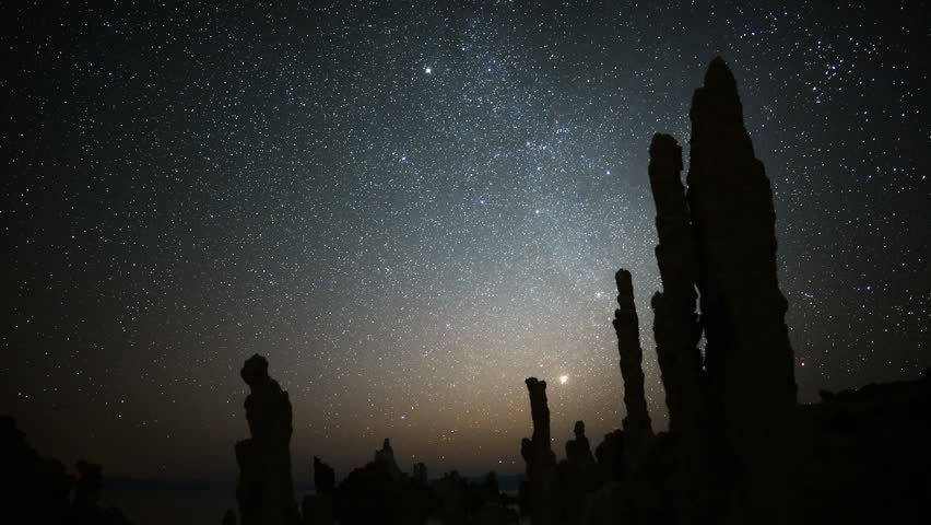 Stock video of 4k astro time lapse of mono | 5377787 | Shutterstock