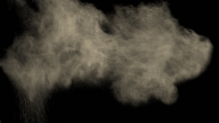 Stock video of dust impact vfx element on pure | 5470577 | Shutterstock