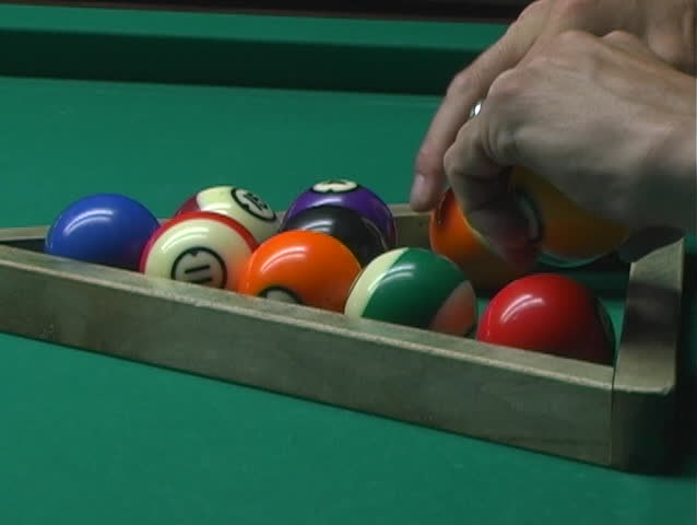 15 Ball Game of Pool Stock Footage Video (100% Royalty-free) 5497 ...