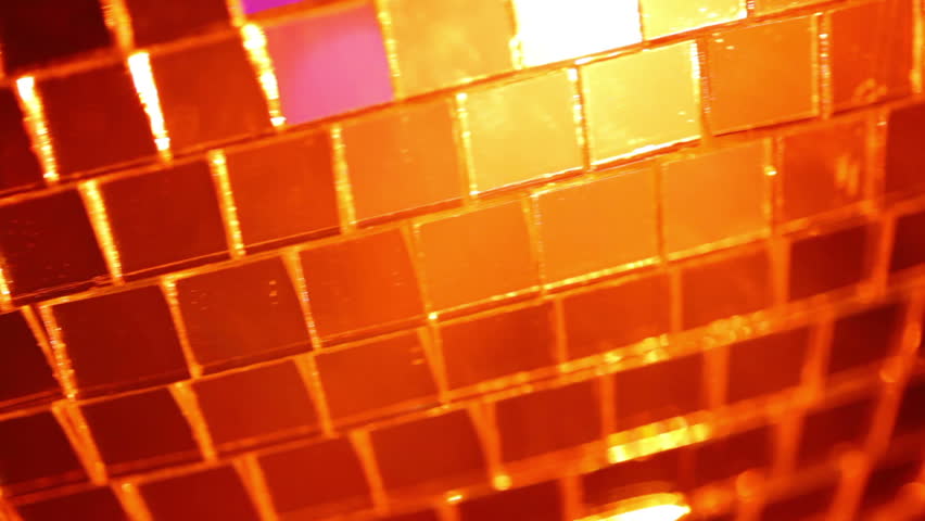 Closeup View of Orange Disco Stock Footage Video (100% Royalty-free ...