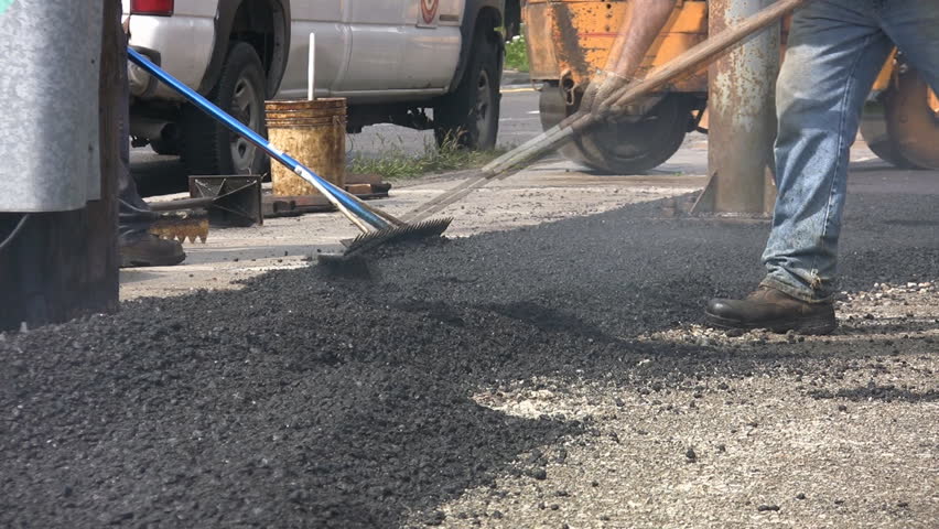 Toronto, August 19th: Men Raking Stock Footage Video (100% Royalty-free ...