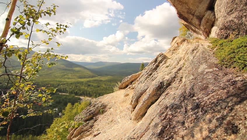 Cliffs Rocks Trails Forests Alaska. Stock Footage Video (100% Royalty ...