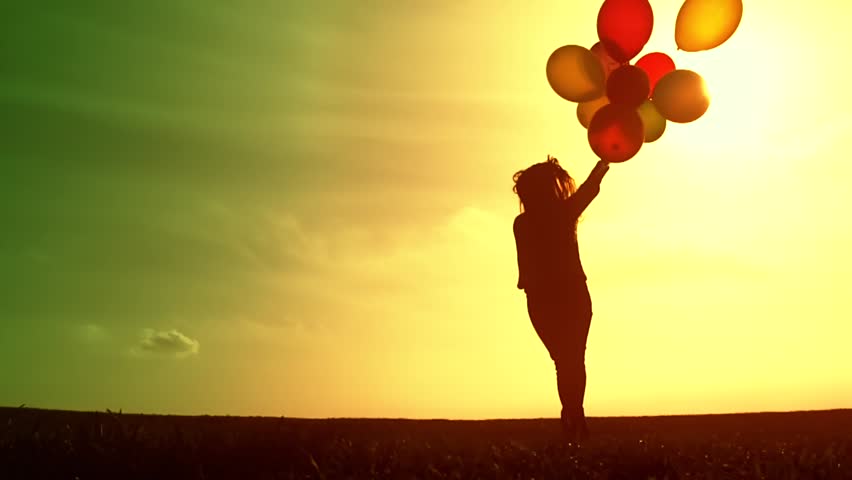 Stock video of hopeful happy woman bright future concept | 5901287 ...