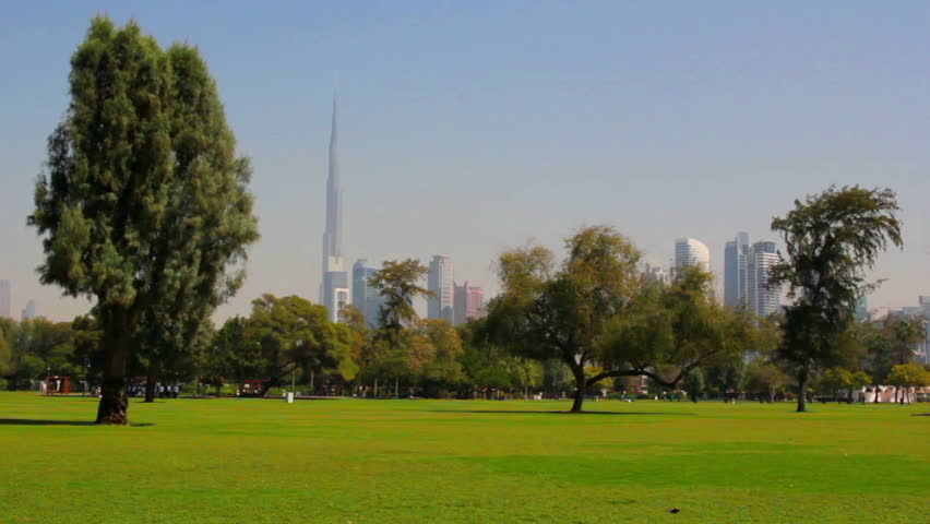 Uae.dubai.al Safa Park February 2014.burj Stock Footage Video (100% ...