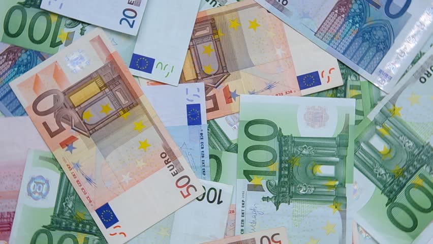 HD - Euro Money. Euro Banknotes Falling Down Stock Footage Video ...