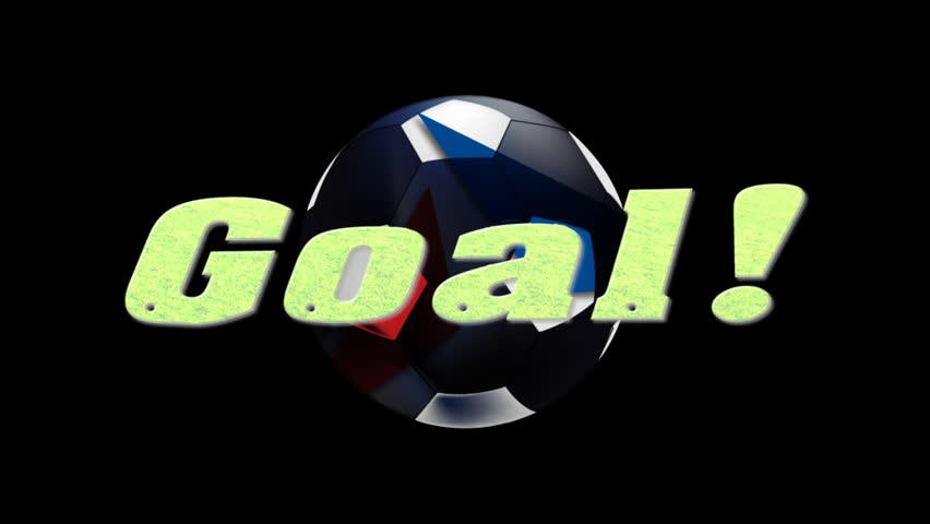 Football Goal Motion Graphic Title Stock Footage Video (100% Royalty ...
