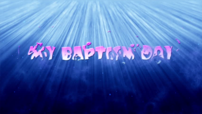 Baptism Day Phrase Animation For Boys. Introduction Suitable For Videos ...