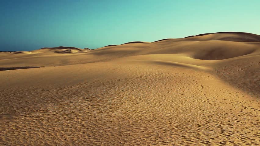 Beautiful Sandy Scenery in Full Stock Footage Video (100% Royalty-free ...